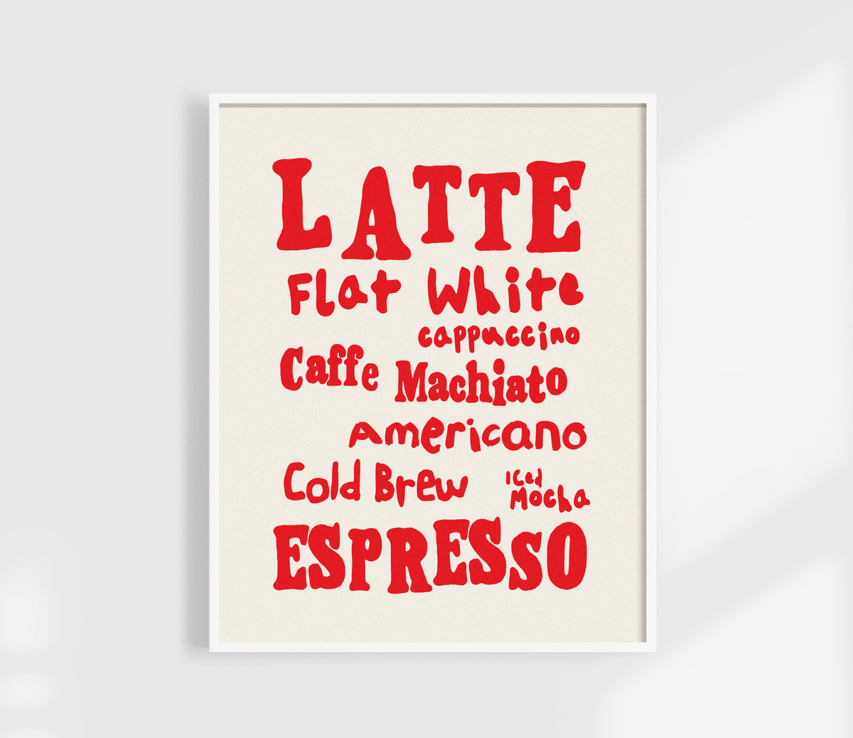 Coffee Menu Print - Kuku Studios | Kuku Studio