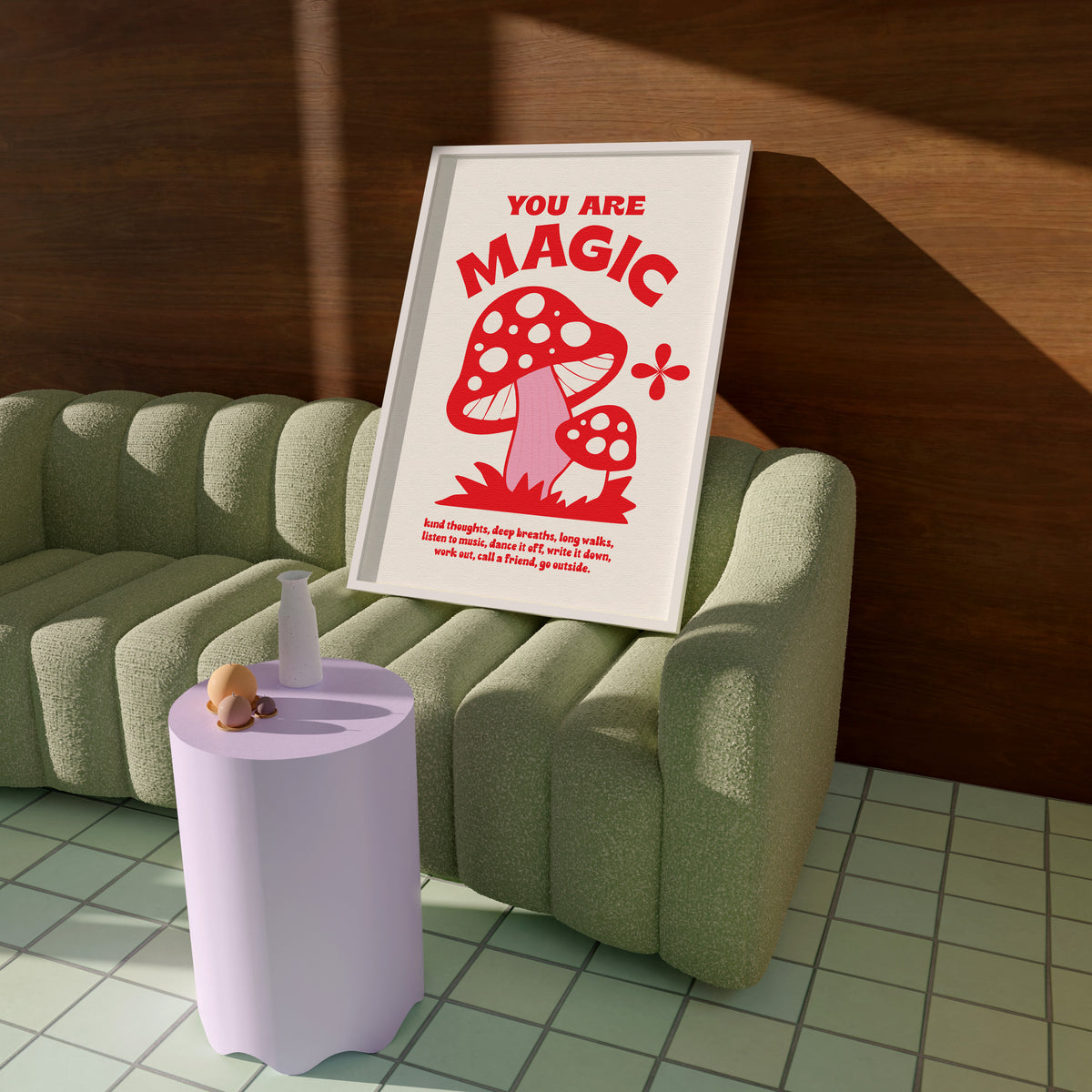 You Are Magical Mushroom Print - KUKU STUDIOS | Kuku Studio